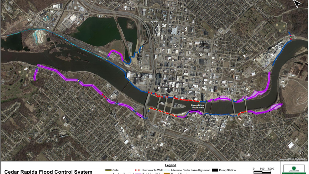 What happened to Cedar Rapids flood protection? | KGAN
