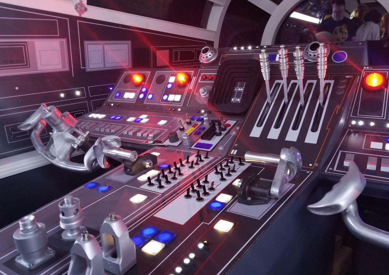 Fans begin tours of Millennium Falcon cockpit at Sandy theater | KJZZ