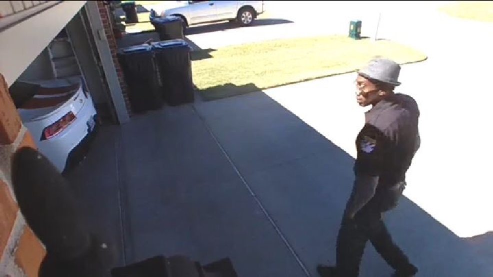 Security system catch man in security guard uniform stealing from homes ...